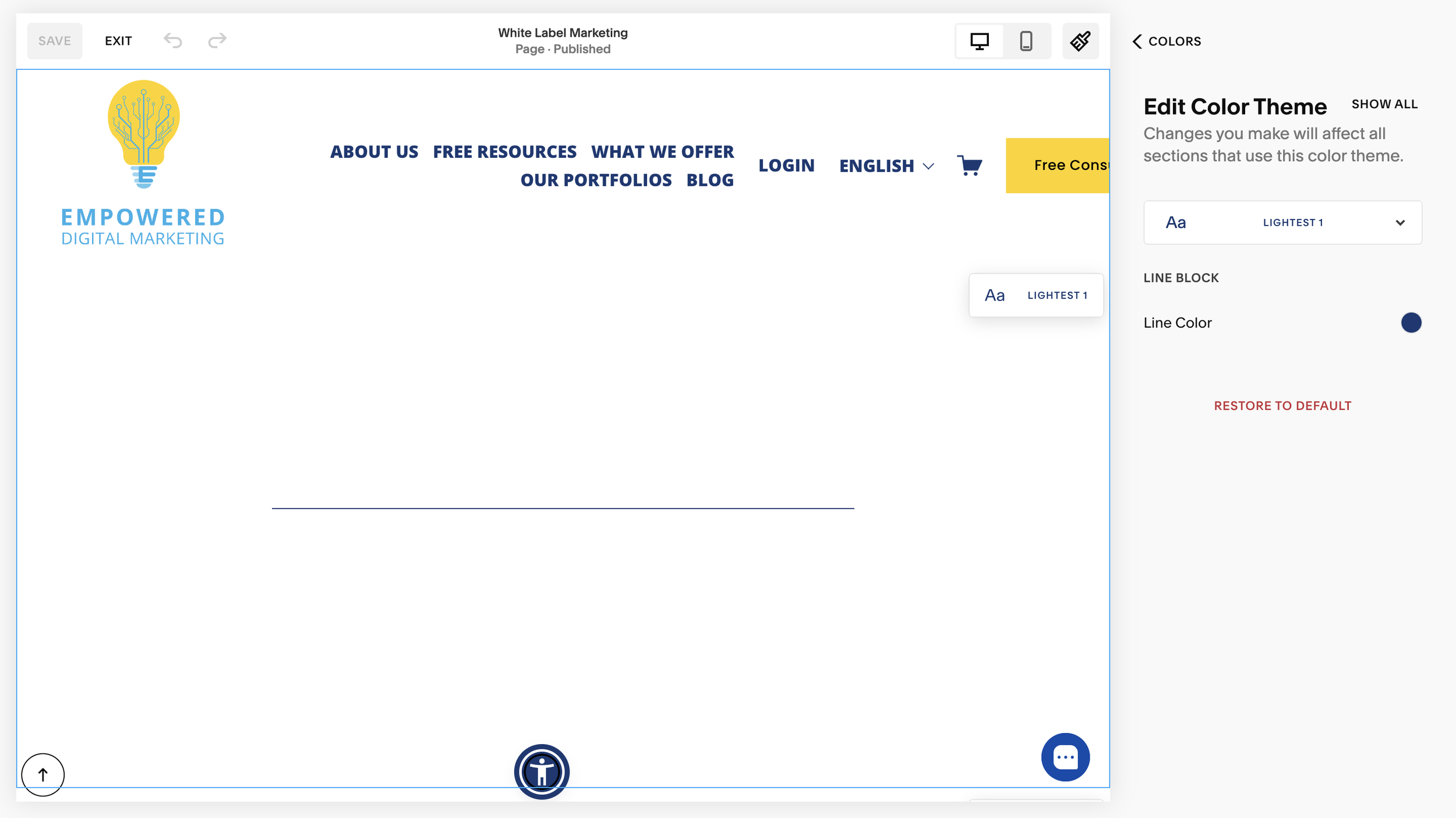 How To Edit A Line Color In Squarespace | Squarespace Tutorial